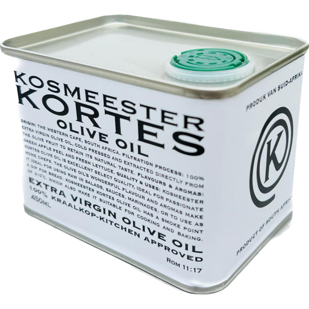 Kosmeester Kortes Extra Virgin Olive Oil (450ml Tin)